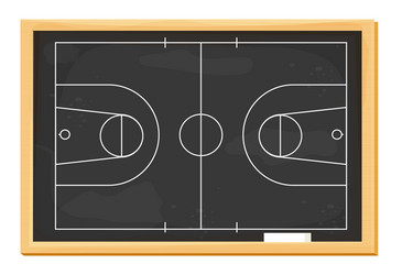 Chalk Basketball Game Vector Images (over 940)