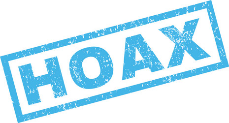 Hoax text rubber stamp Royalty Free Vector Image