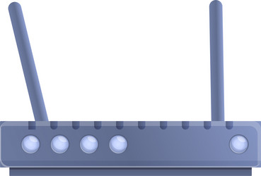 Router icon cartoon style Royalty Free Vector Image