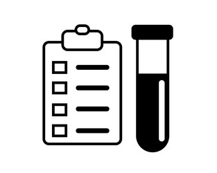 Blood test - complete count cbc icon Royalty Free Vector