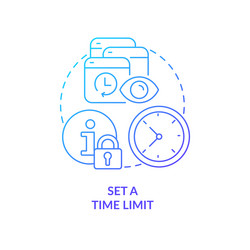 Time limit concept Royalty Free Vector Image - VectorStock