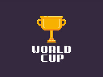 Pixel art cup Royalty Free Vector Image - VectorStock