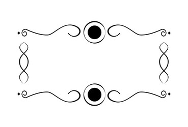 Blank template for text isolated text box Vector Image