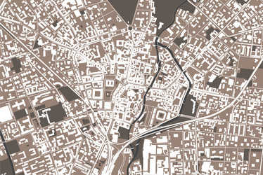 Map city monza lombardy italy Royalty Free Vector Image