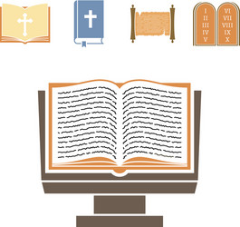 Christianity religion timeline infographics Vector Image