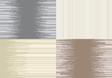 Four monochrome background with straight lines Vector Image