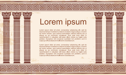 Greek background Royalty Free Vector Image - VectorStock