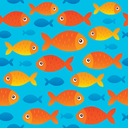 Seamless background sea theme 2 Royalty Free Vector Image