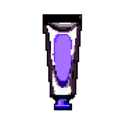 Health toothpaste game pixel art Royalty Free Vector Image