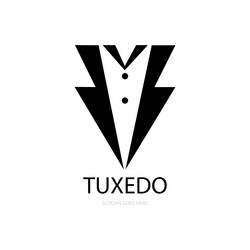 Tuxedo logo Royalty Free Vector Image - VectorStock