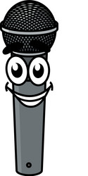 Cartoon studio microphones broadcast voice Vector Image