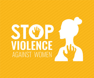 Sexual assault banner Royalty Free Vector Image