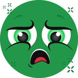 Tired emoji Royalty Free Vector Image - VectorStock