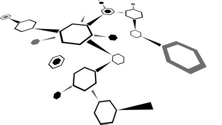 Design structure matrix abstract concept Vector Image