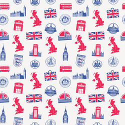 London seamless pattern set Royalty Free Vector Image