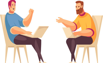 Teamwork working together complementary team flat Vector Image