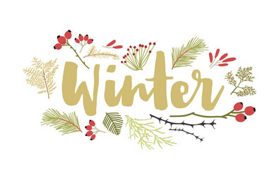 Reverend word hand drawn lettering text Royalty Free Vector