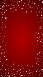 Snowy christmas background subtle flying snow Vector Image