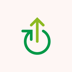 Power push button on or off icon a transparent Vector Image