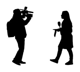 Interview Silhouette Vector Images (over 3,100)