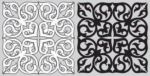 Kazakh pattern Royalty Free Vector Image - VectorStock