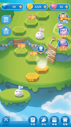 Candy planet game ui level map fantasy landscape Vector Image