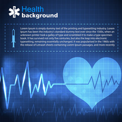 Health care background Royalty Free Vector Image