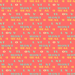 Montreal creative pattern Royalty Free Vector Image