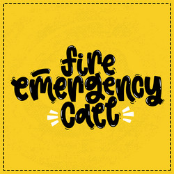 Fire emergency call Royalty Free Vector Image - VectorStock