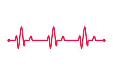 Heartbeat graph set concept of helping patients Vector Image