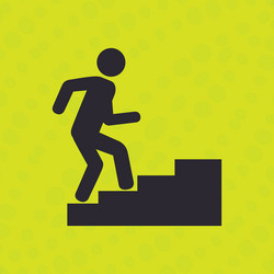 Emergency route design Royalty Free Vector Image