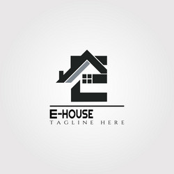 House icon template home creative logo design Vector Image