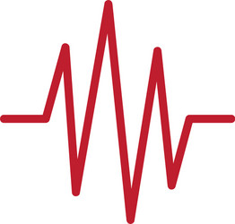 Pulse symbol icon Royalty Free Vector Image - VectorStock