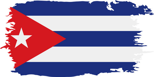 National flag cuba cuban country Royalty Free Vector Image