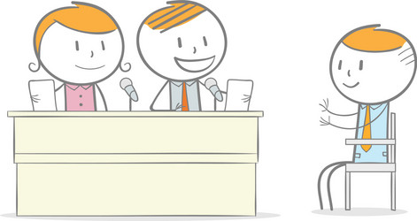 Stick Figure Job Interview Vector Images (95)