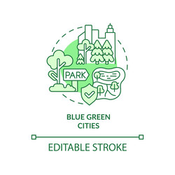 Blue city Royalty Free Vector Image - VectorStock