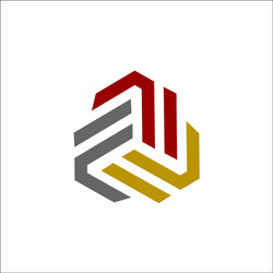 Three letter f logo design Royalty Free Vector Image