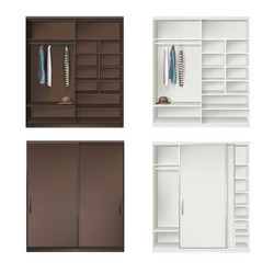 Wardrobe room Royalty Free Vector Image - VectorStock