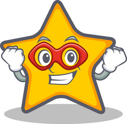 Super cool star character cartoon style Royalty Free Vector