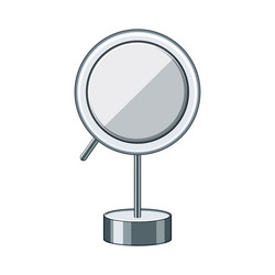 Frame wall mirror cartoon Royalty Free Vector Image