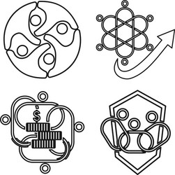 Arrow money shield commitment teamwork together Vector Image