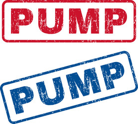 Pump rubber stamp Royalty Free Vector Image - VectorStock