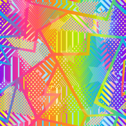 Rainbow color graffiti pattern Royalty Free Vector Image