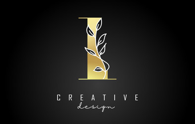 Gold Letter I Vector Images (over 3,100)