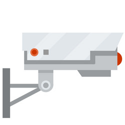 Video surveillance camera cartoon Royalty Free Vector Image