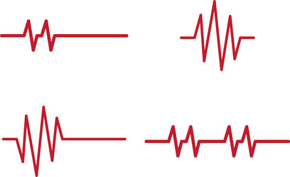 Pulse symbol icon Royalty Free Vector Image - VectorStock