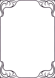 Vintage elegant text border decorative classic Vector Image