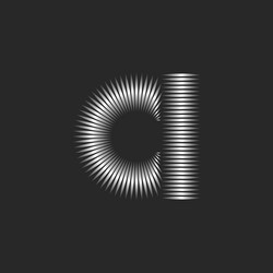 Small letter a symbol design Royalty Free Vector Image