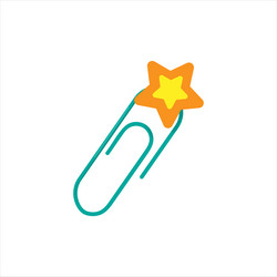 Clip pin paper Royalty Free Vector Image - VectorStock