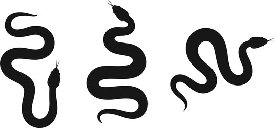 Snake iconsatan symbol Royalty Free Vector Image